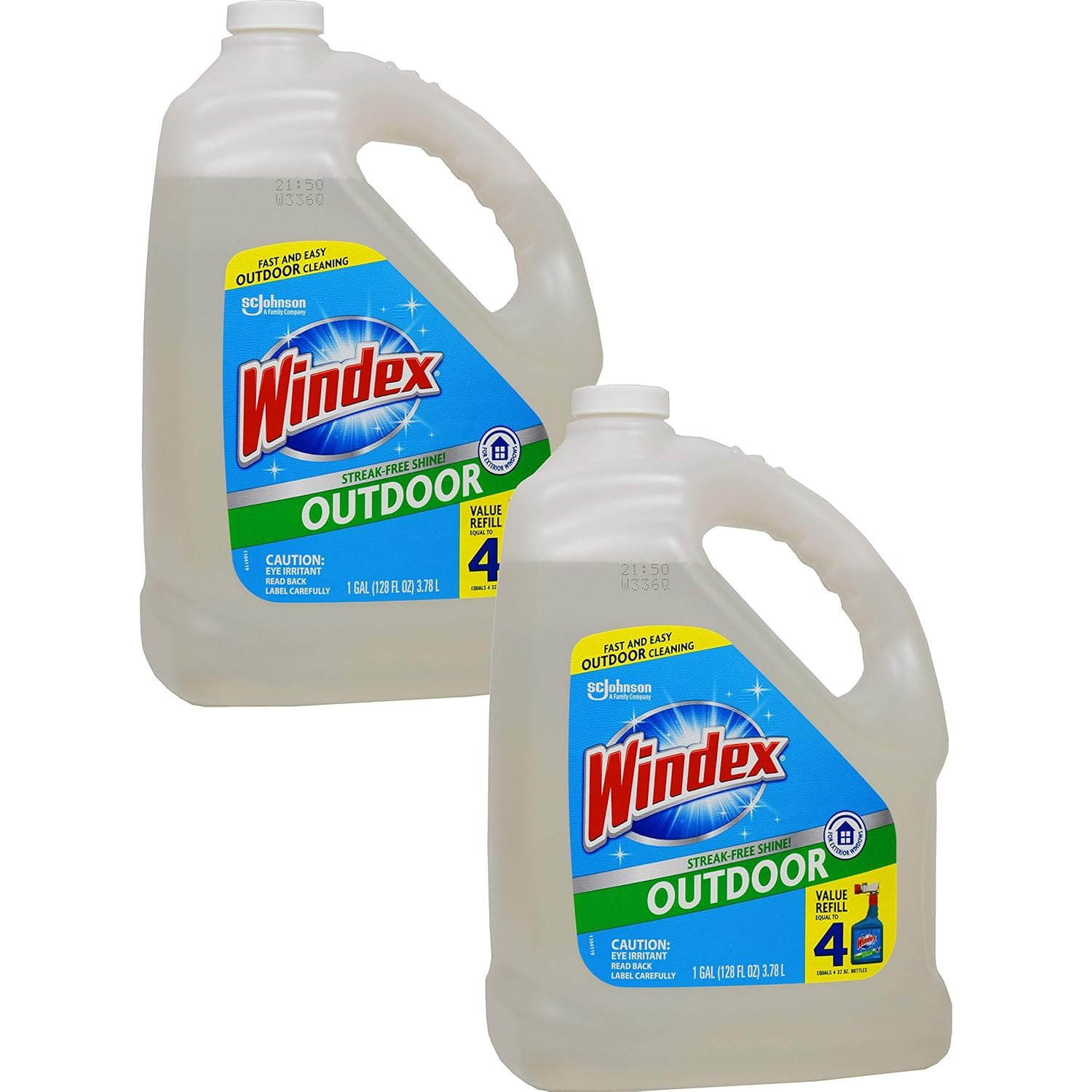 Helen Johnson Set of 2 Gallons - Outdoor Window Cleaner - Streak-Free ...