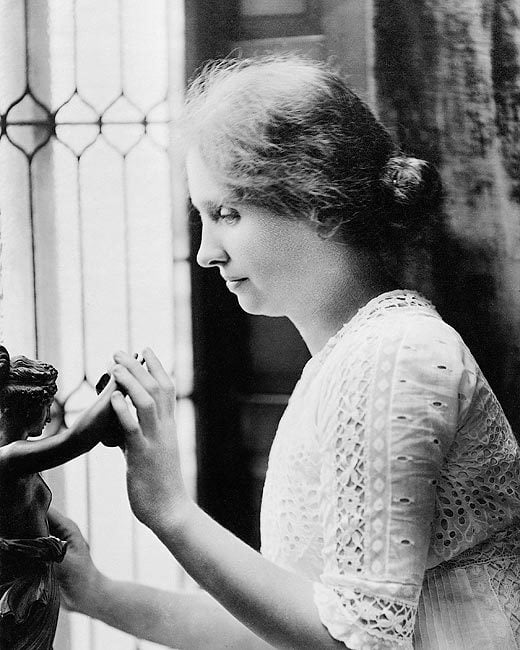 Helen Keller Portrait 1912 Style - A - 24x36 Inch Laminated Aviation ...