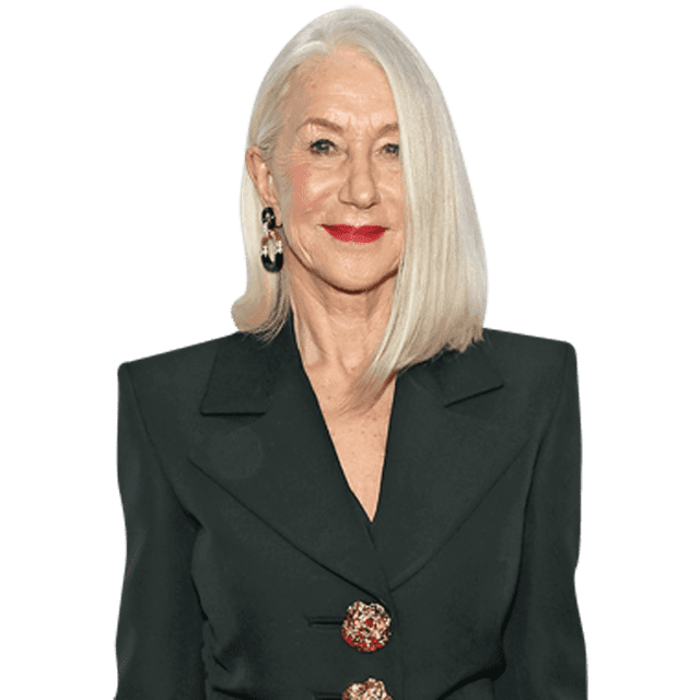 Helen Mirren (Black Dress) Half Body Buddy Cutout - Walmart.com
