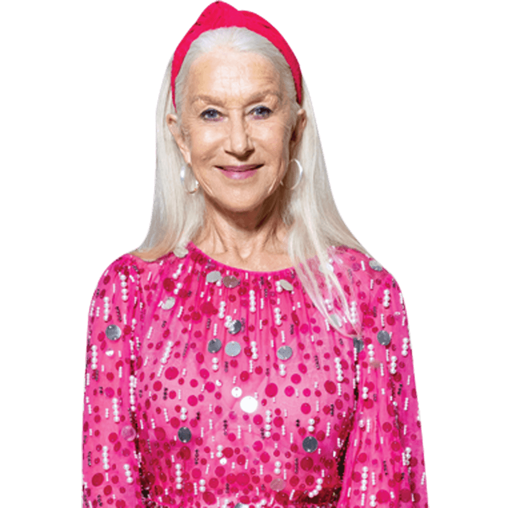 Helen Mirren (Long Dress) Half Body Buddy Cutout - Walmart.com