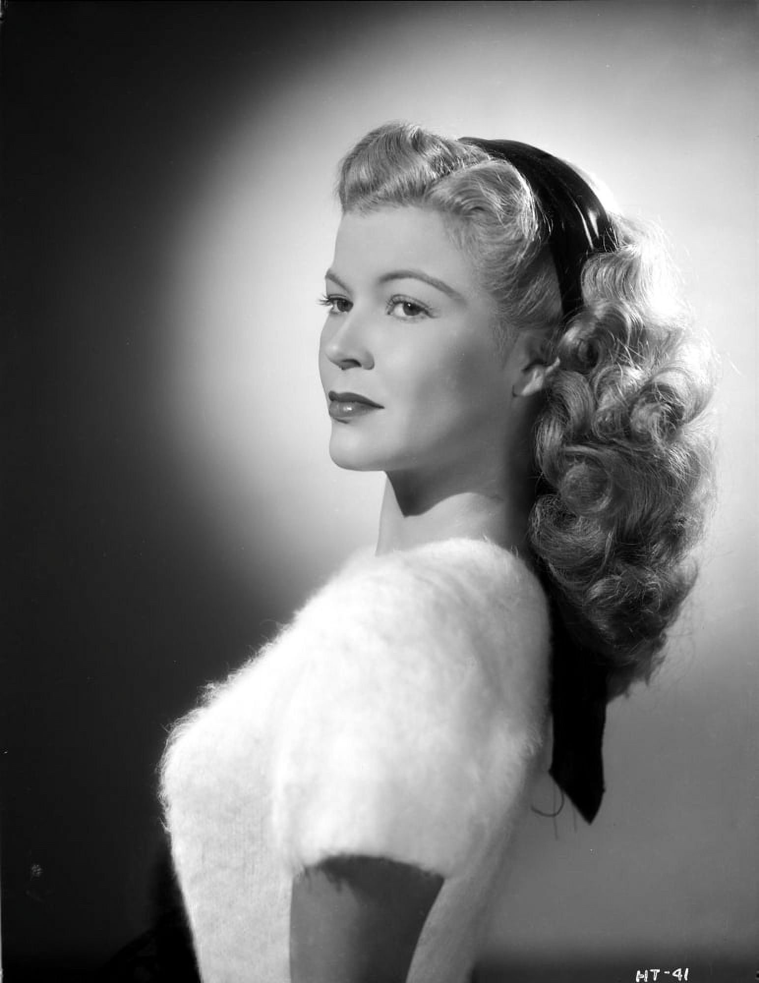 Helen Talbot Posed in a White Furry Blouse Photo Print (8 x 10 ...