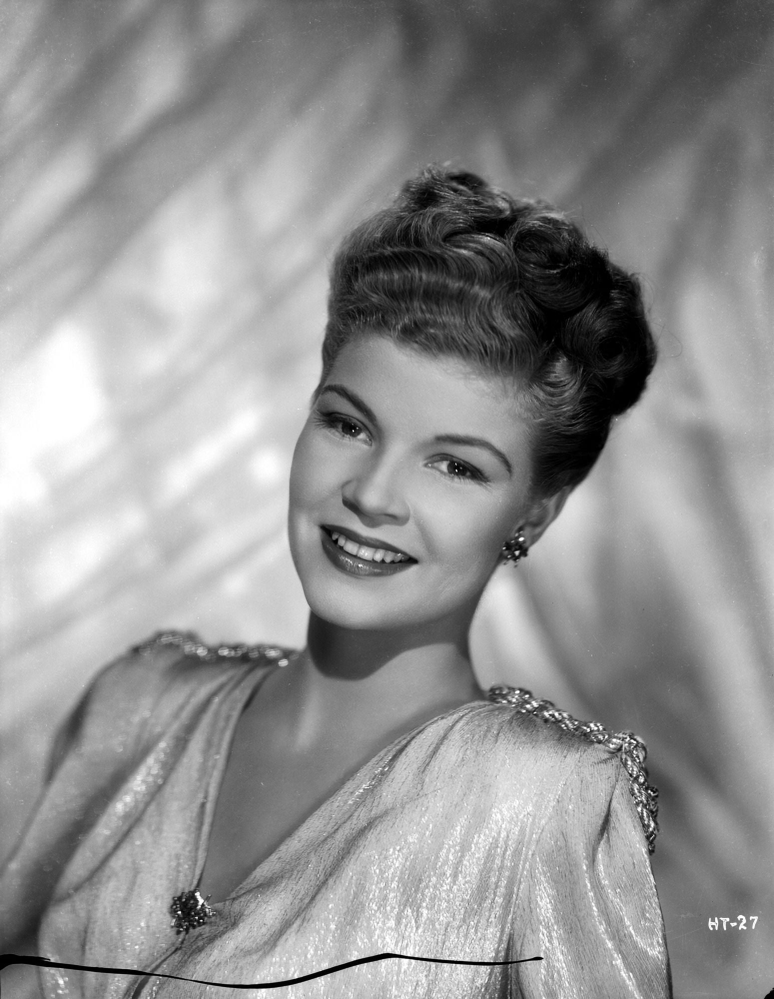 Helen Talbot in a Silk Dress with Earrings Photo Print (8 x 10 ...