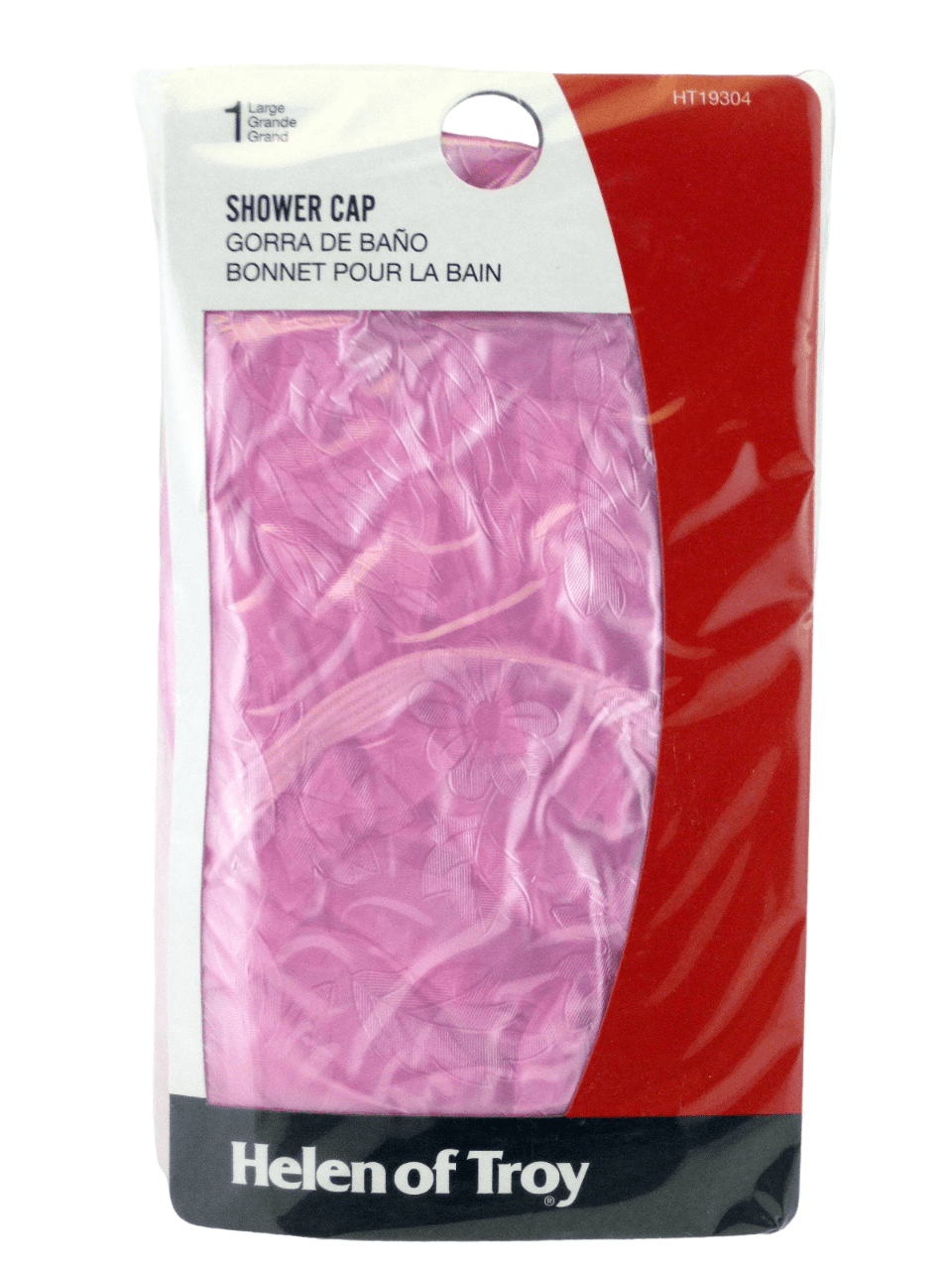 Helen of Troy Large Textured Pink Vinyl Shower Cap - 1 Pc. - Walmart.com