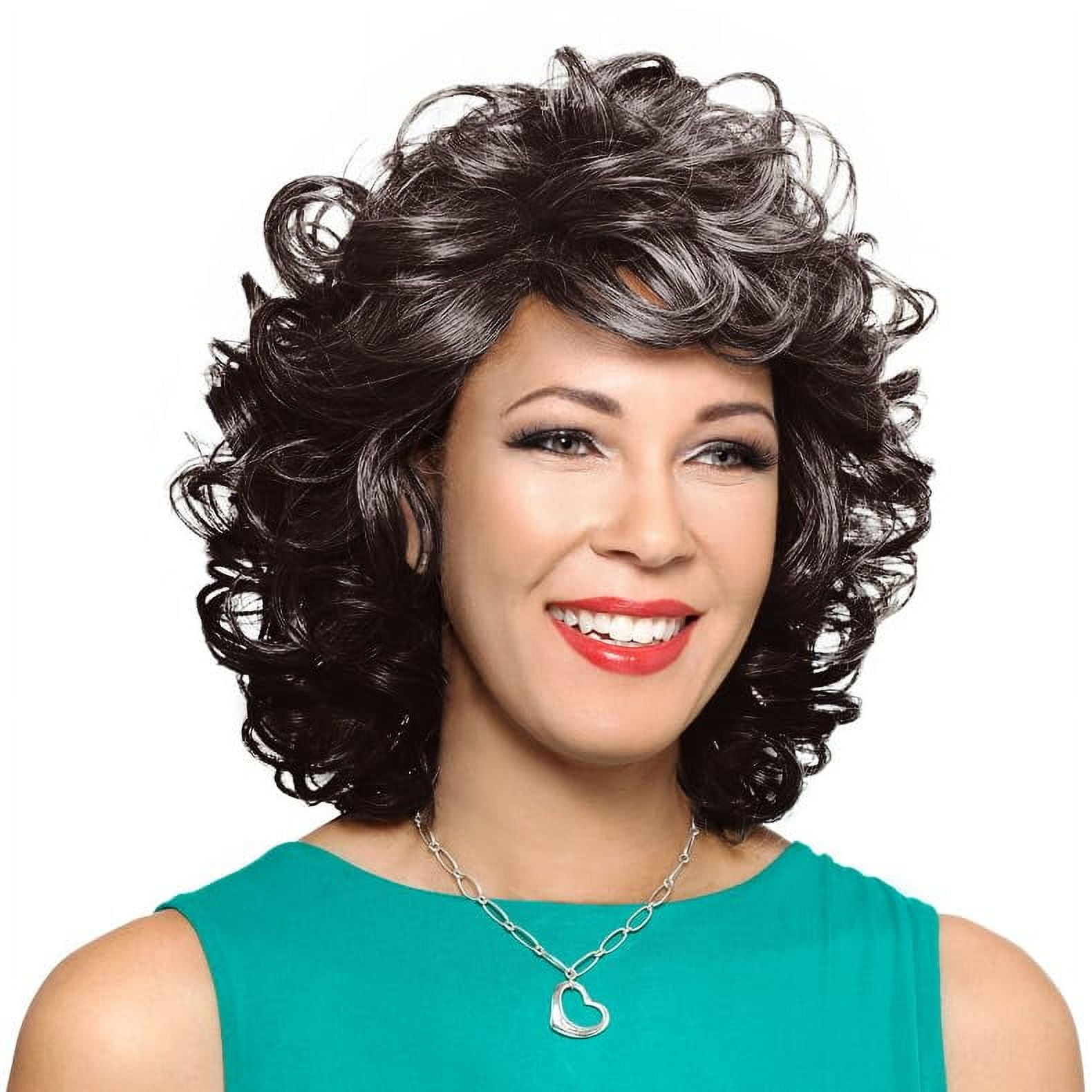 Helena Wig Color 3T280 Foxy Silver Wigs Medium Length Bouncy Curls ...