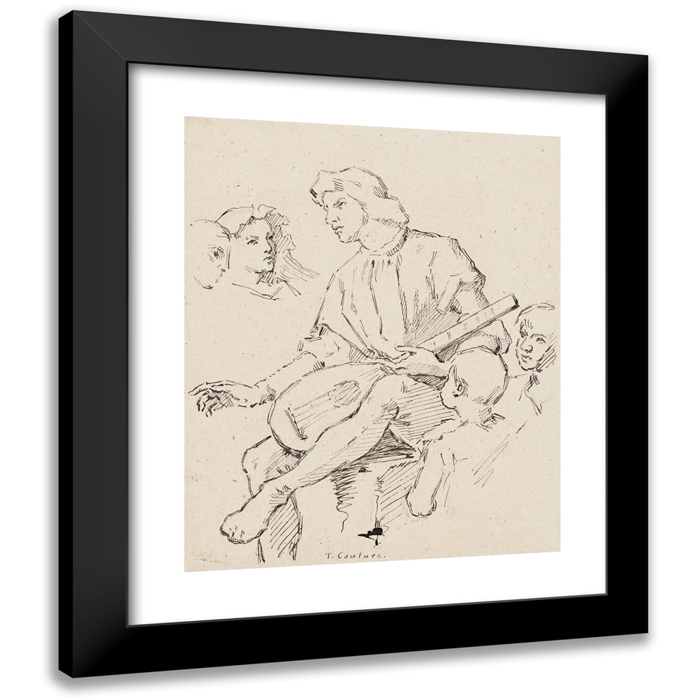 Helene Schjerfbeck 15x18 Black Modern Framed Museum Art Print Titled ...