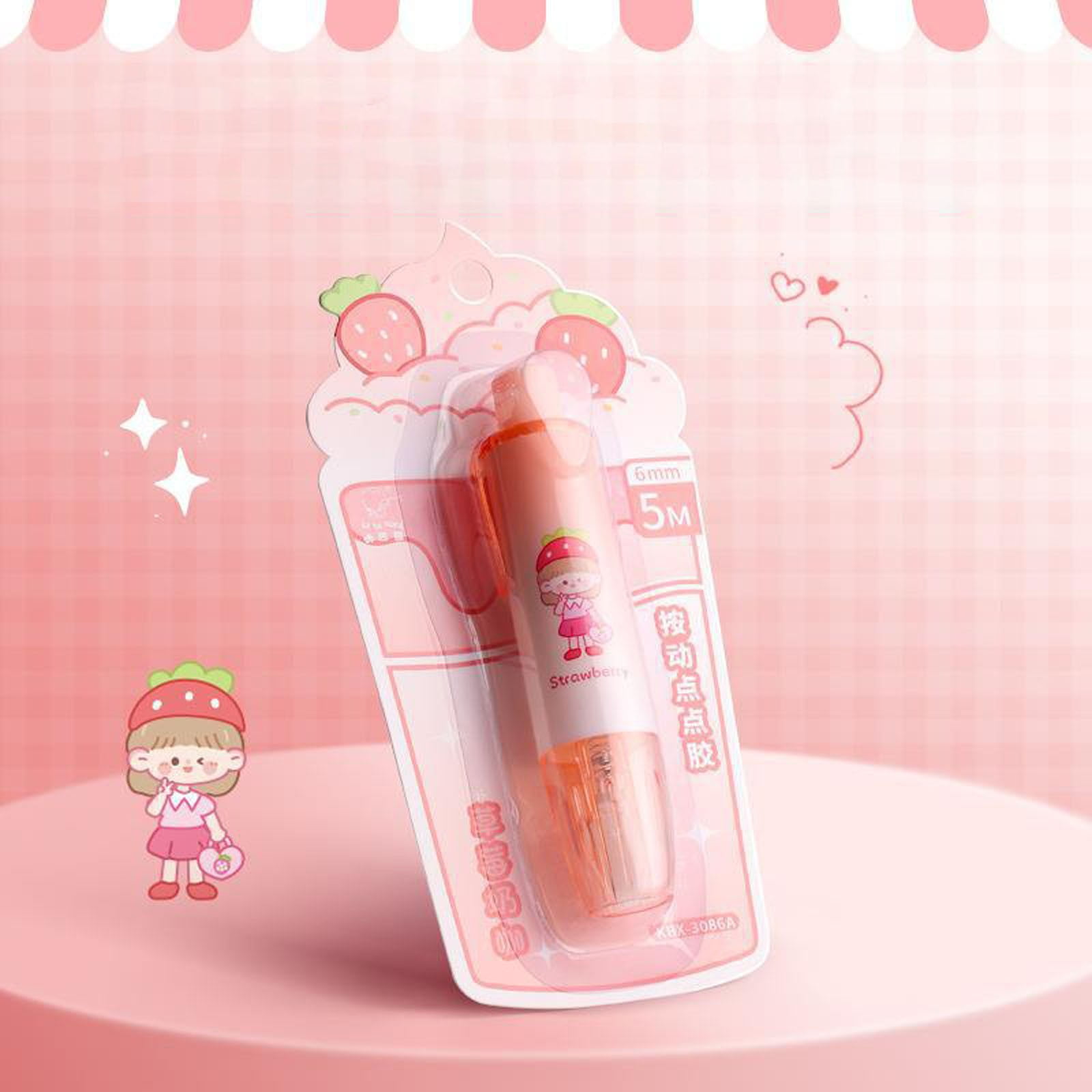 Helenmas Double Tape Roller for Crafts Scrapbook Tape Sticky Journaling ...