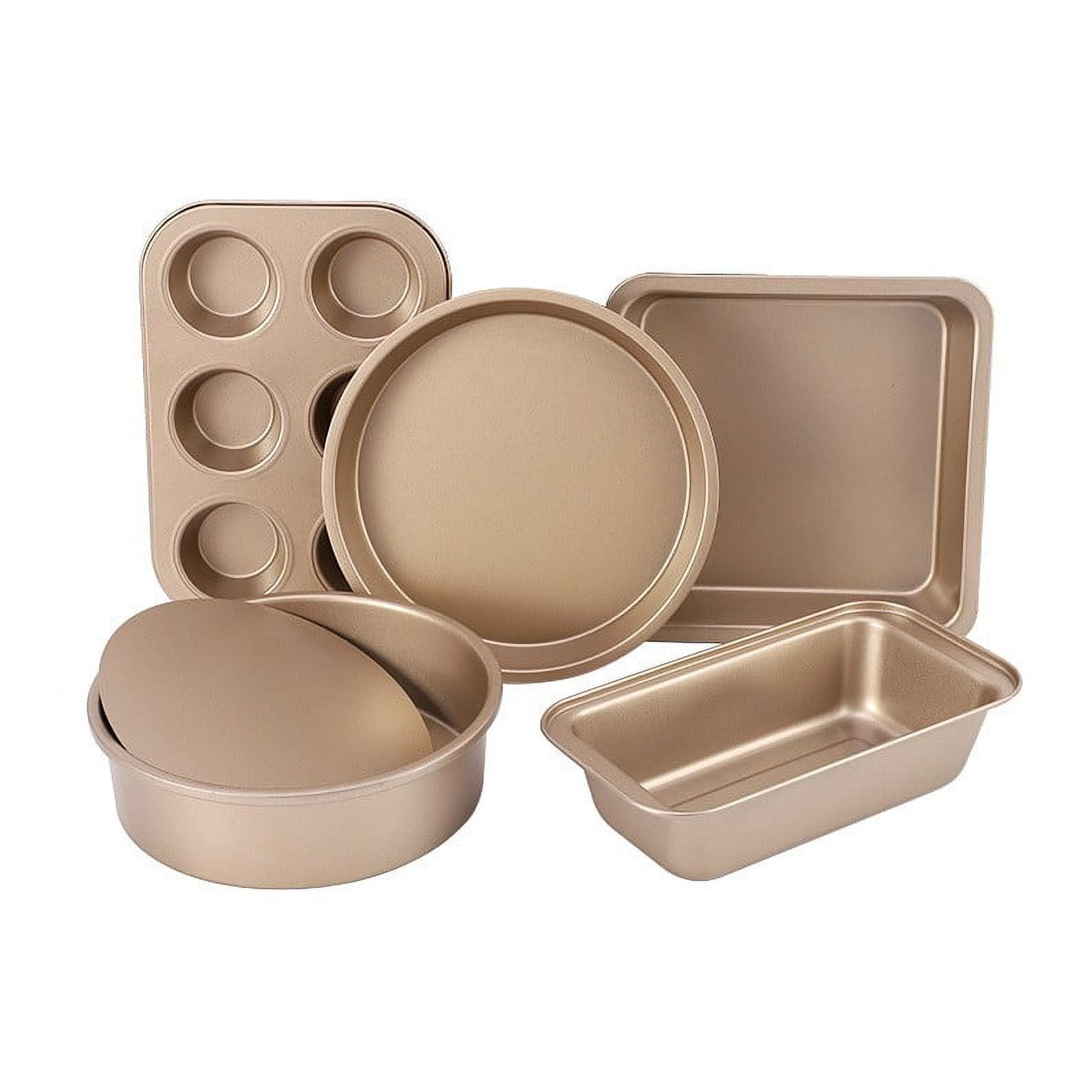 Helenmas Nonstick Bakeware Sets Baking Pans Set Toaster Oven Trays ...