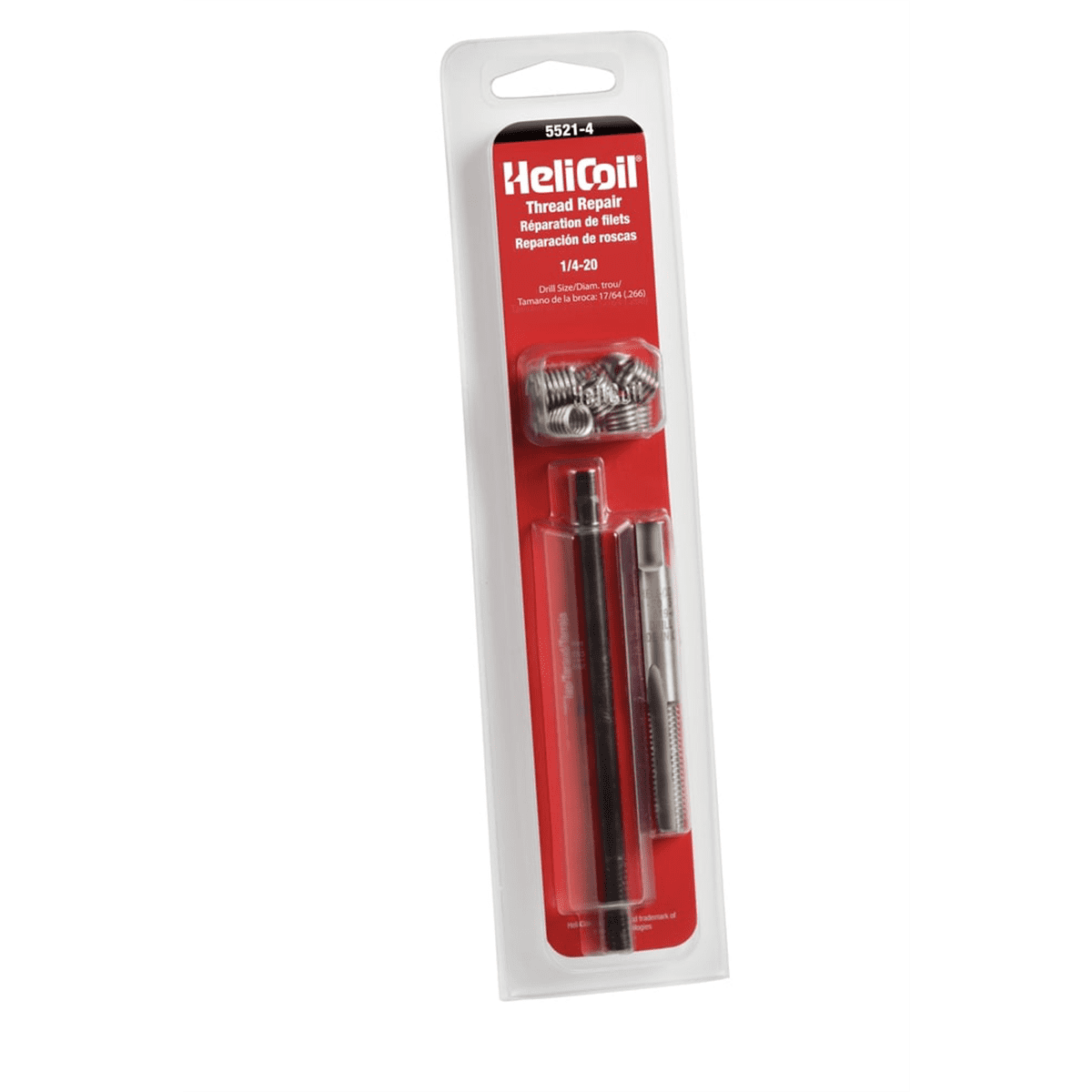HeliCoil 5521-4 Thread Repair Kit, 1/4-20 X 0.35 in - Walmart.com