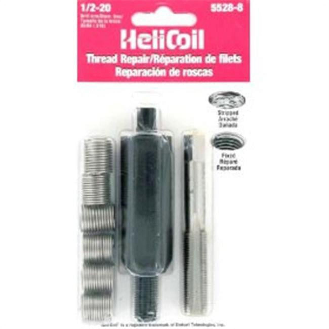 Helicoil 5528-8 - 0.5-20 Inch Fine Thread Repair Kit - Walmart.com