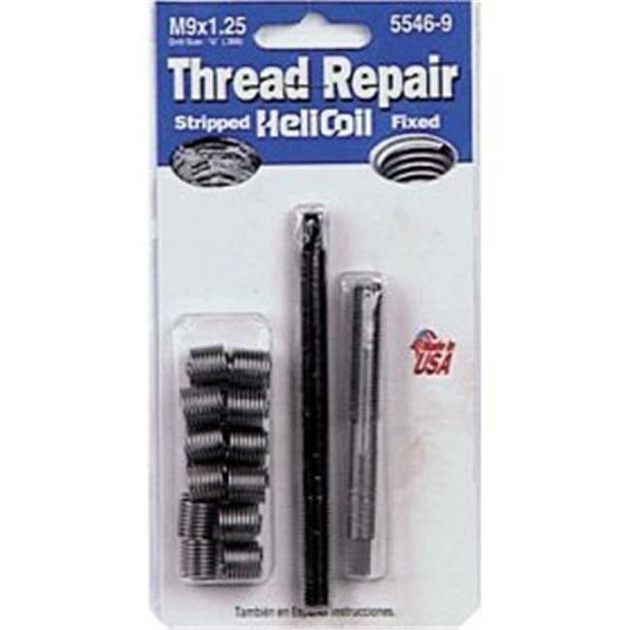 Helicoil 5546-9 M9 X 1.25 Metric Coarse Thread Repair Kit - Walmart.com