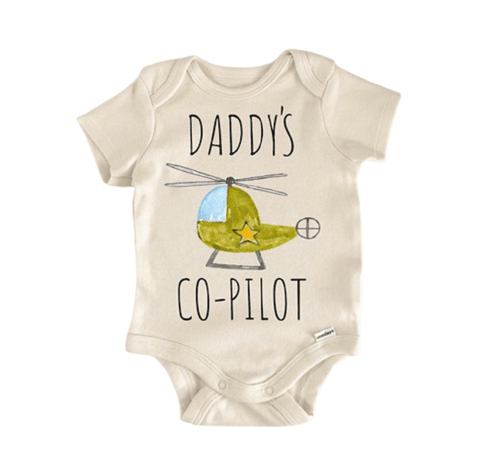 Helicopter Airplane Pilot Copilot - Baby Boy Girl Clothes Infant ...