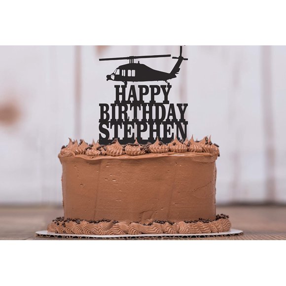 Helicopter Cake Topper