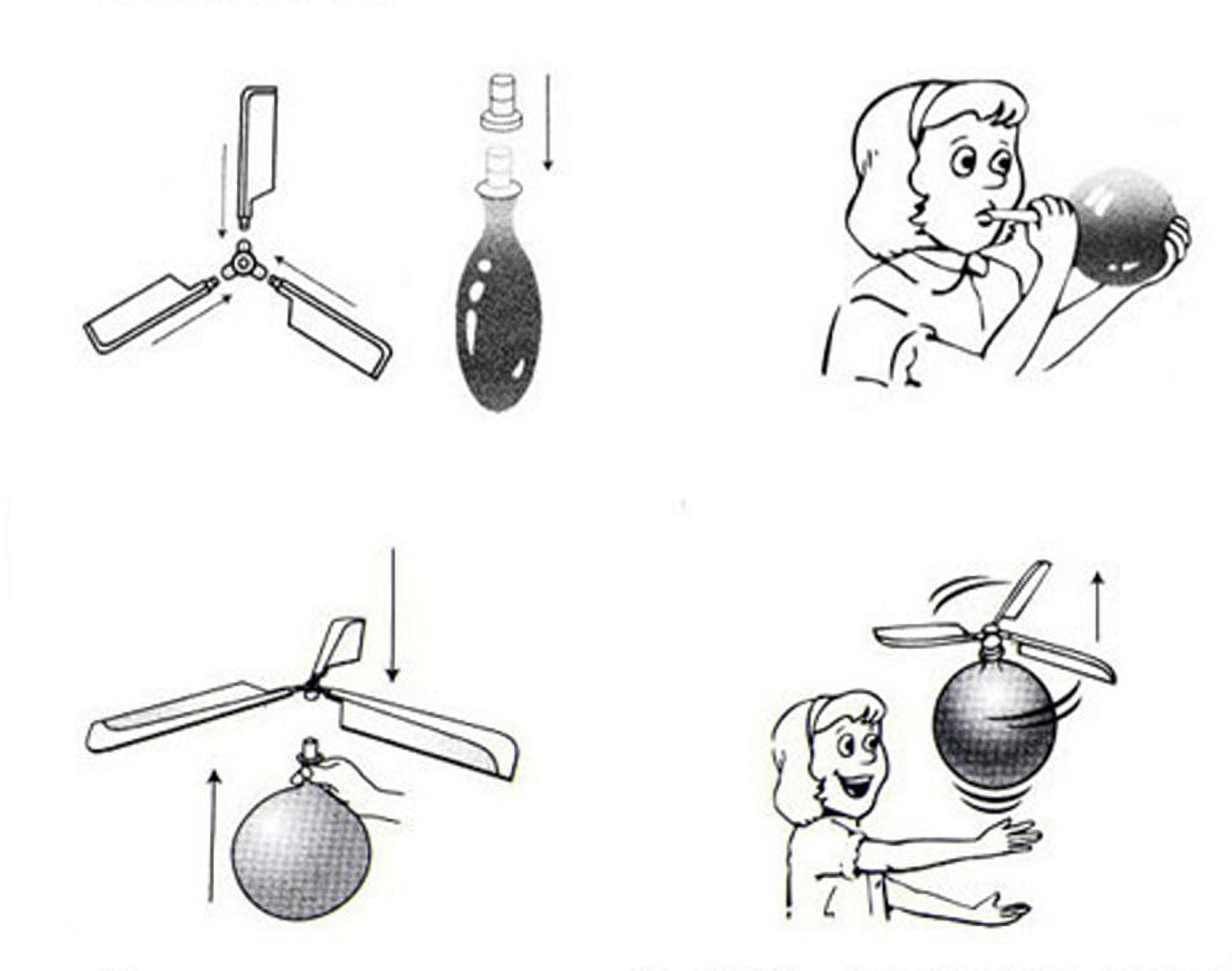 Helicopter Flying Toy for Children, Balloon Style Birthday Xmas Party ...