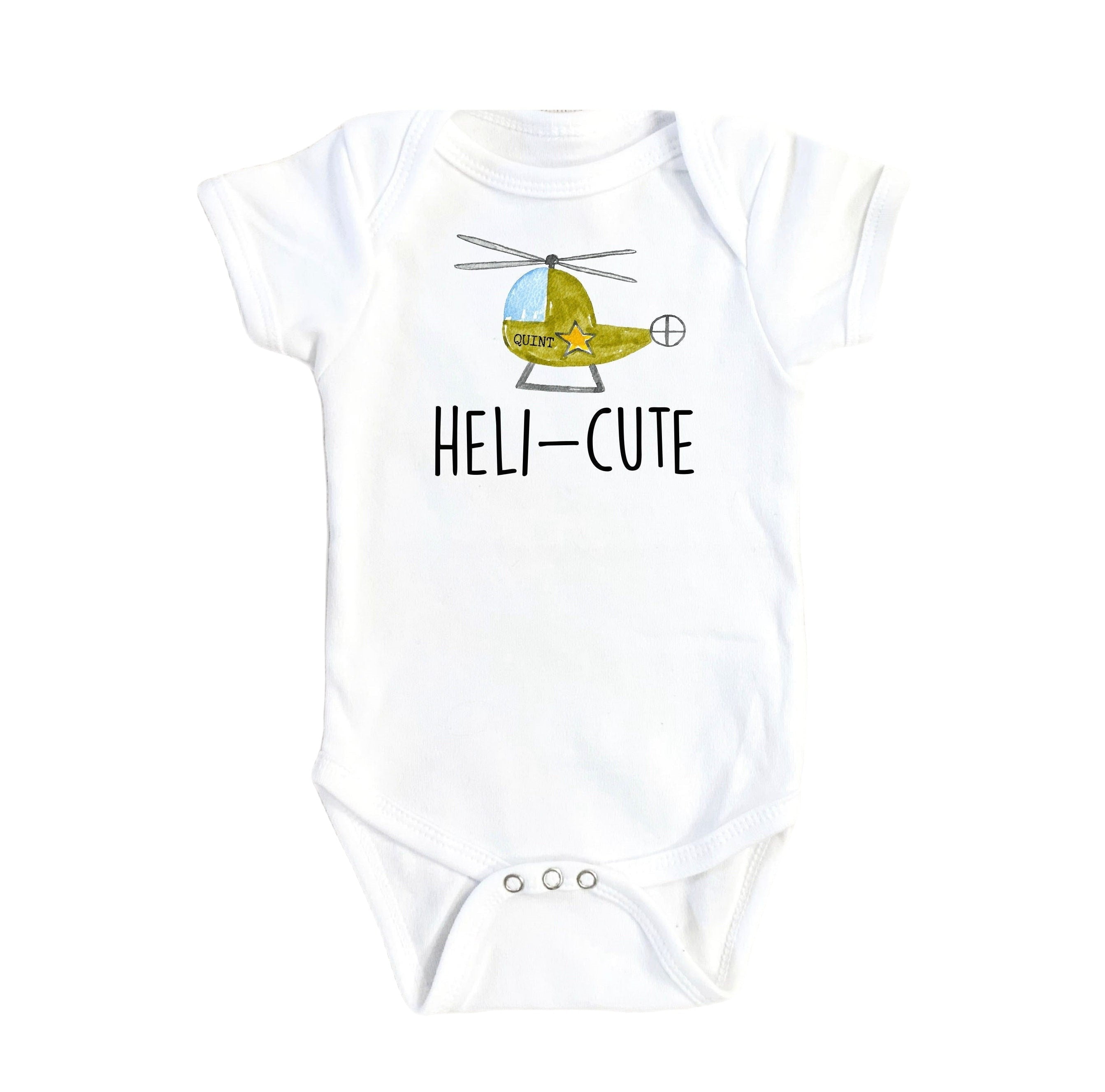 Helicopter Military - Baby Boy Girl Clothes Infant Bodysuit Funny Cute ...