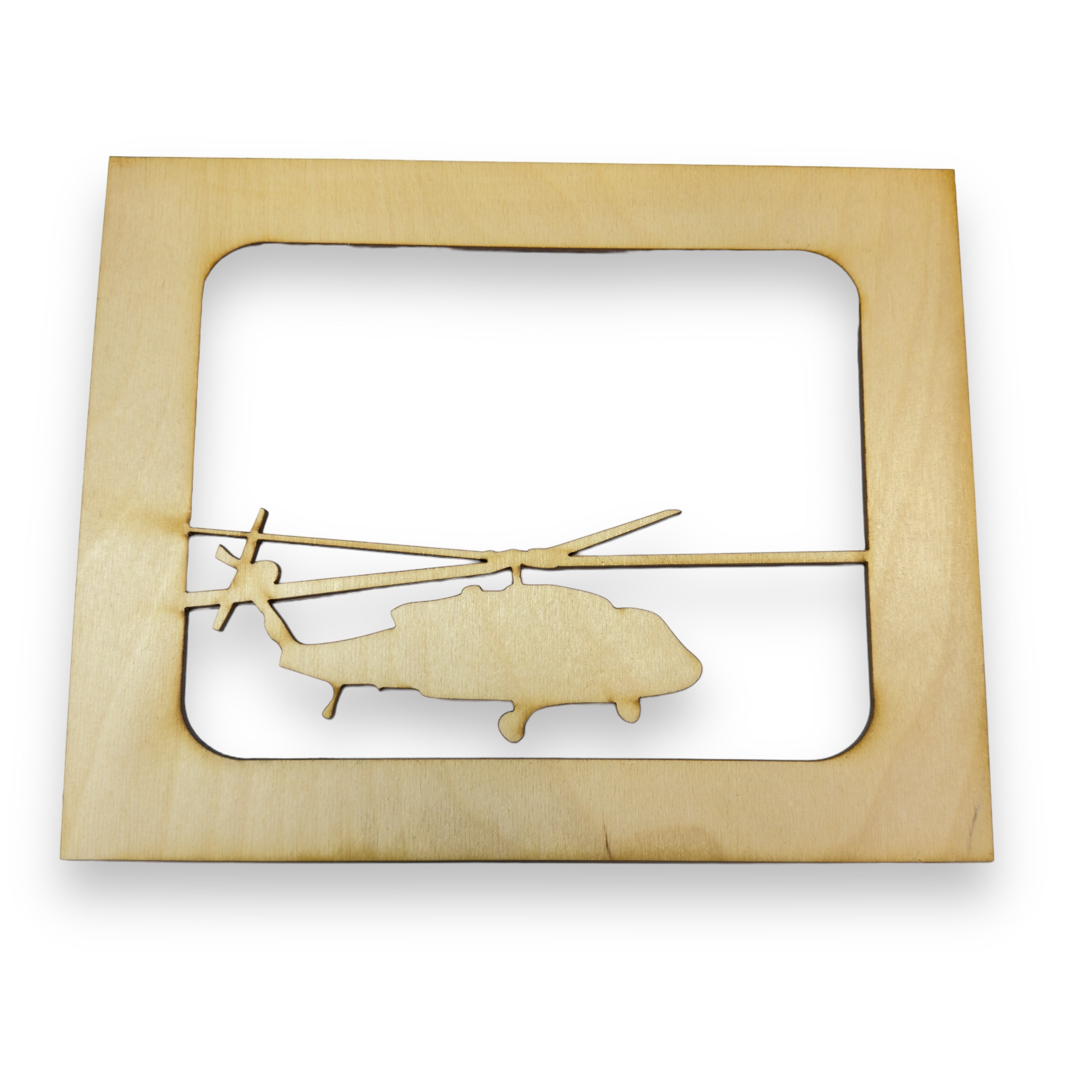 Helicopter Photo Frame Insert - Baltic Birch (FRAME NOT INCLUDED ...