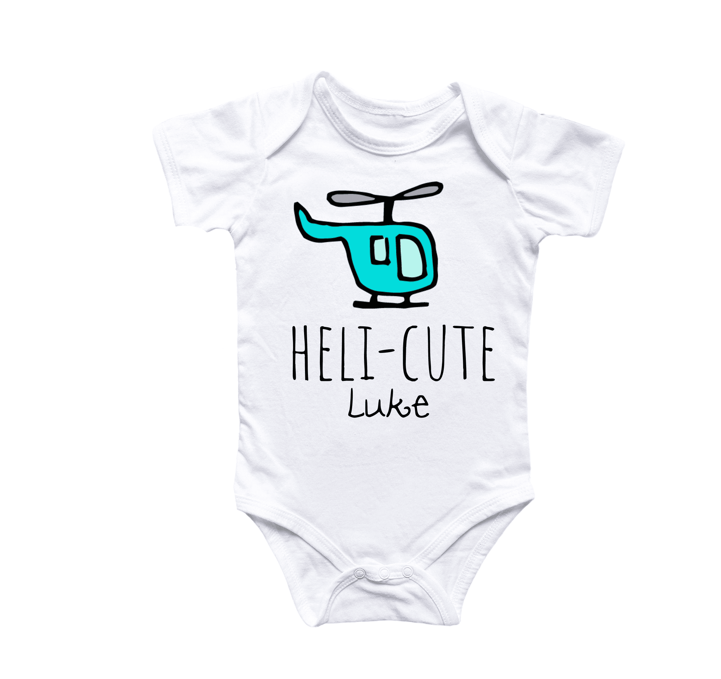Helicopter Pilot Airplane - Baby Boy Girl Clothes Infant Bodysuit Funny ...