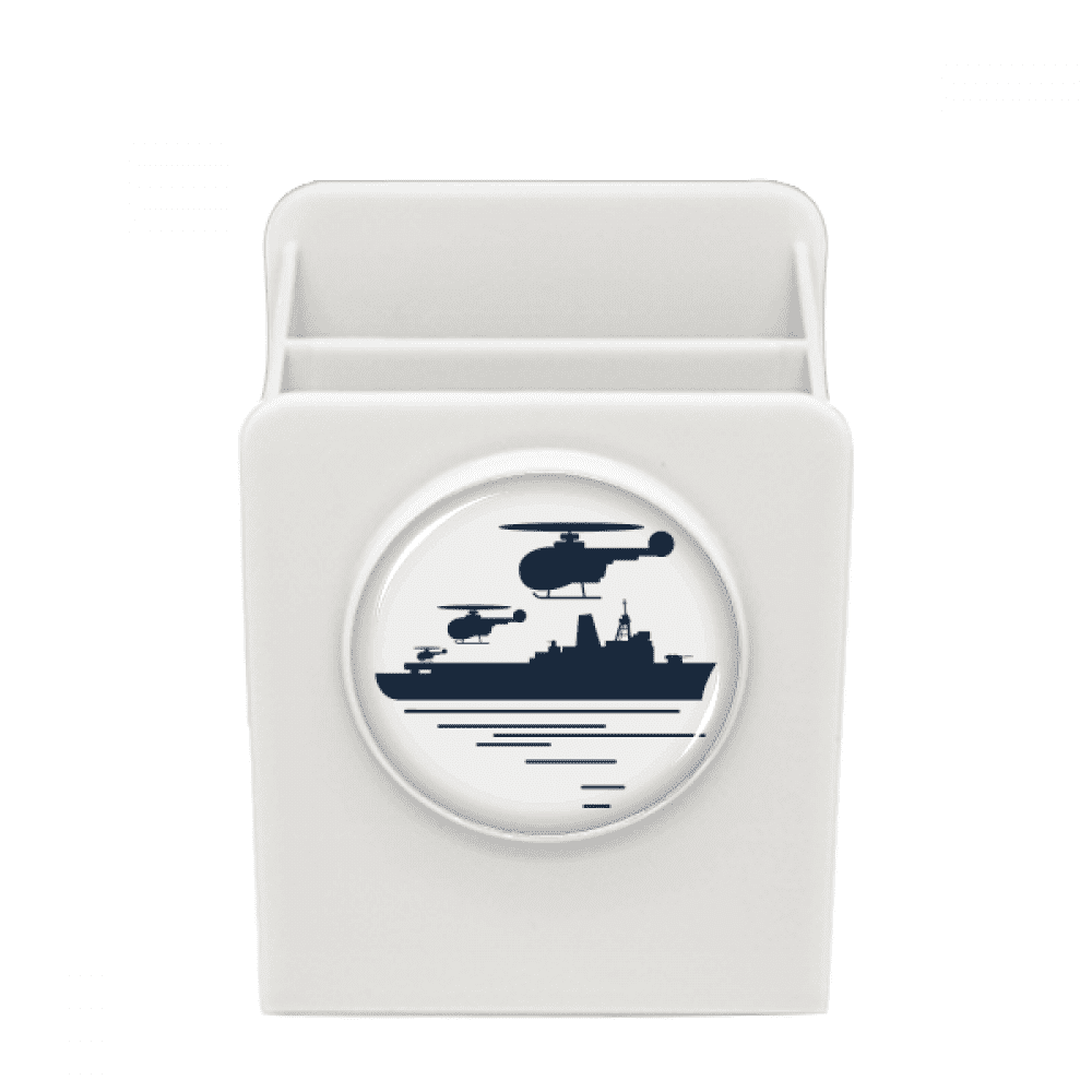Helicopter Ship Wave Military Desk Pencil Holder Cup Pen Organizer ...