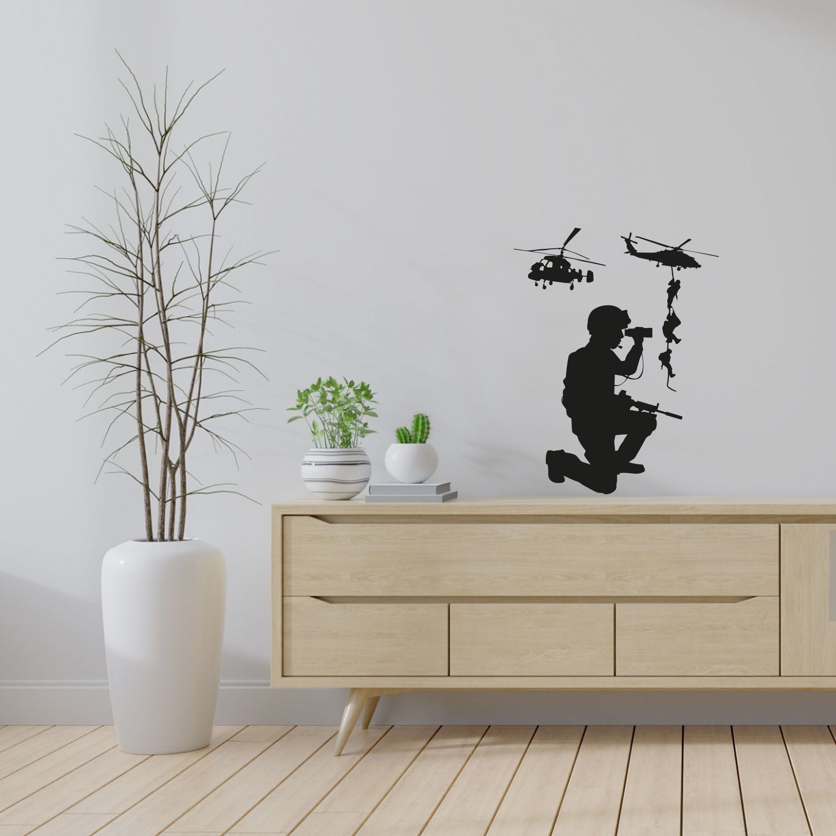 Helicopter Soldier Army Military Swat Team Army Men Soldier Wall ...