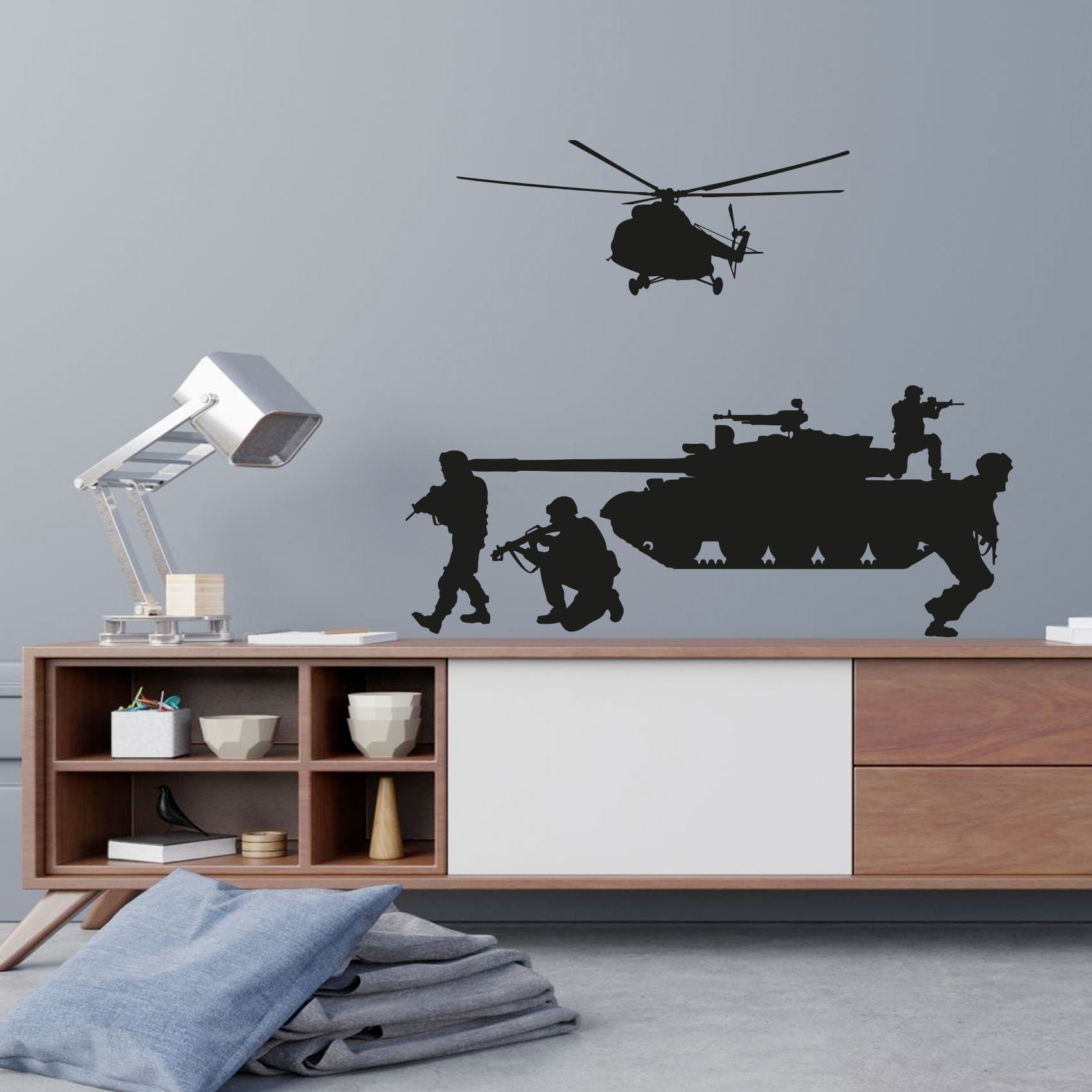 Helicopter Soldier Army Military Swat Team Army Men Soldier Wall ...