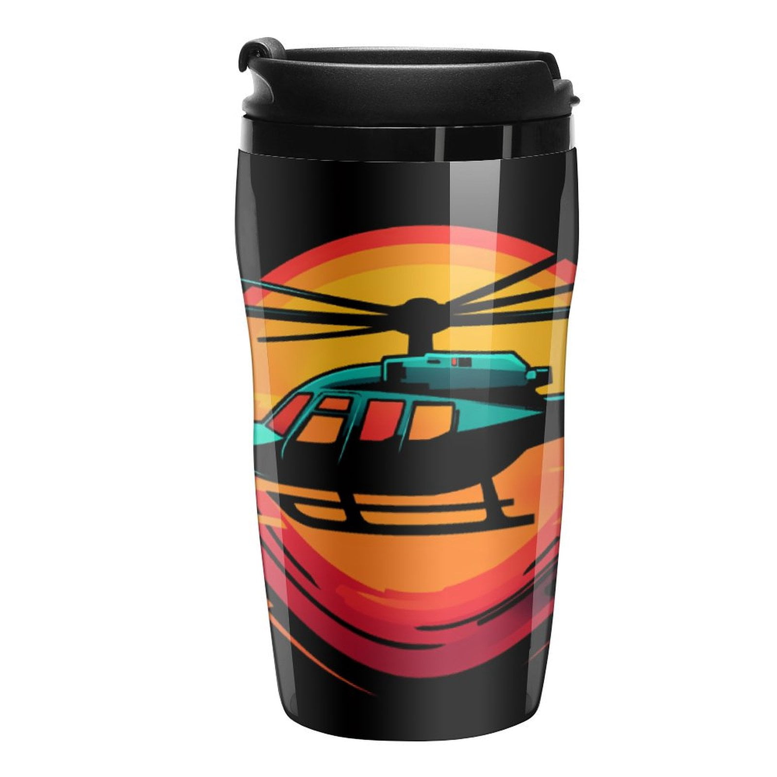 Helicopter Travel Coffee Tumbler Reusable Cup for Coffee or Tea ...