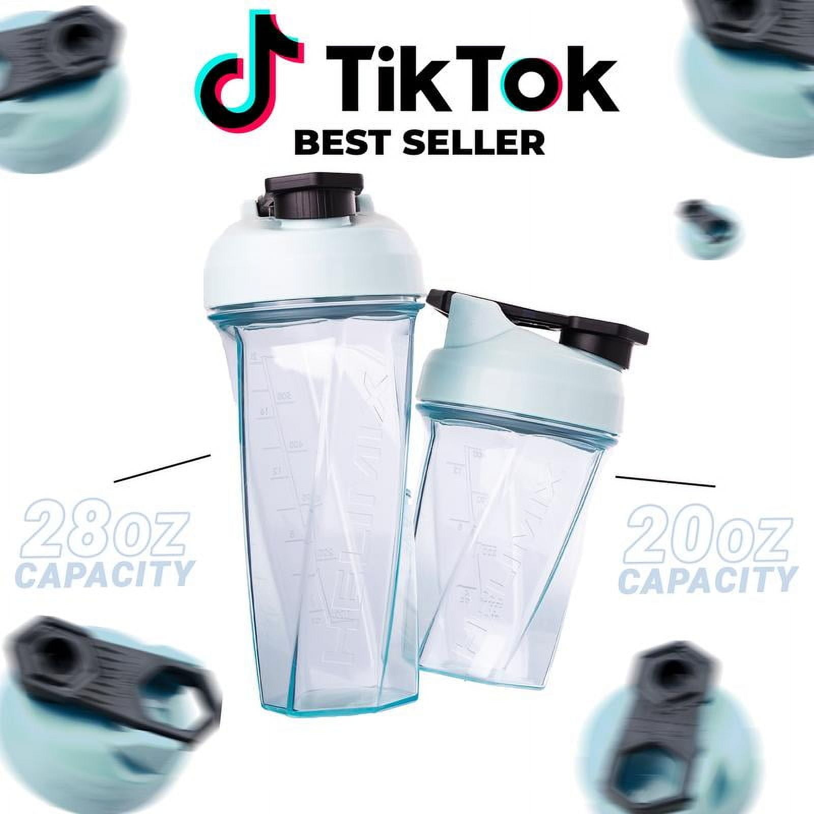 Helimix Monochrome Series Shaker Bottles - No Whisks No Screens No ...