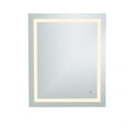Helios 30in x 36in Hardwired LED mirror with touch sensor and color ...