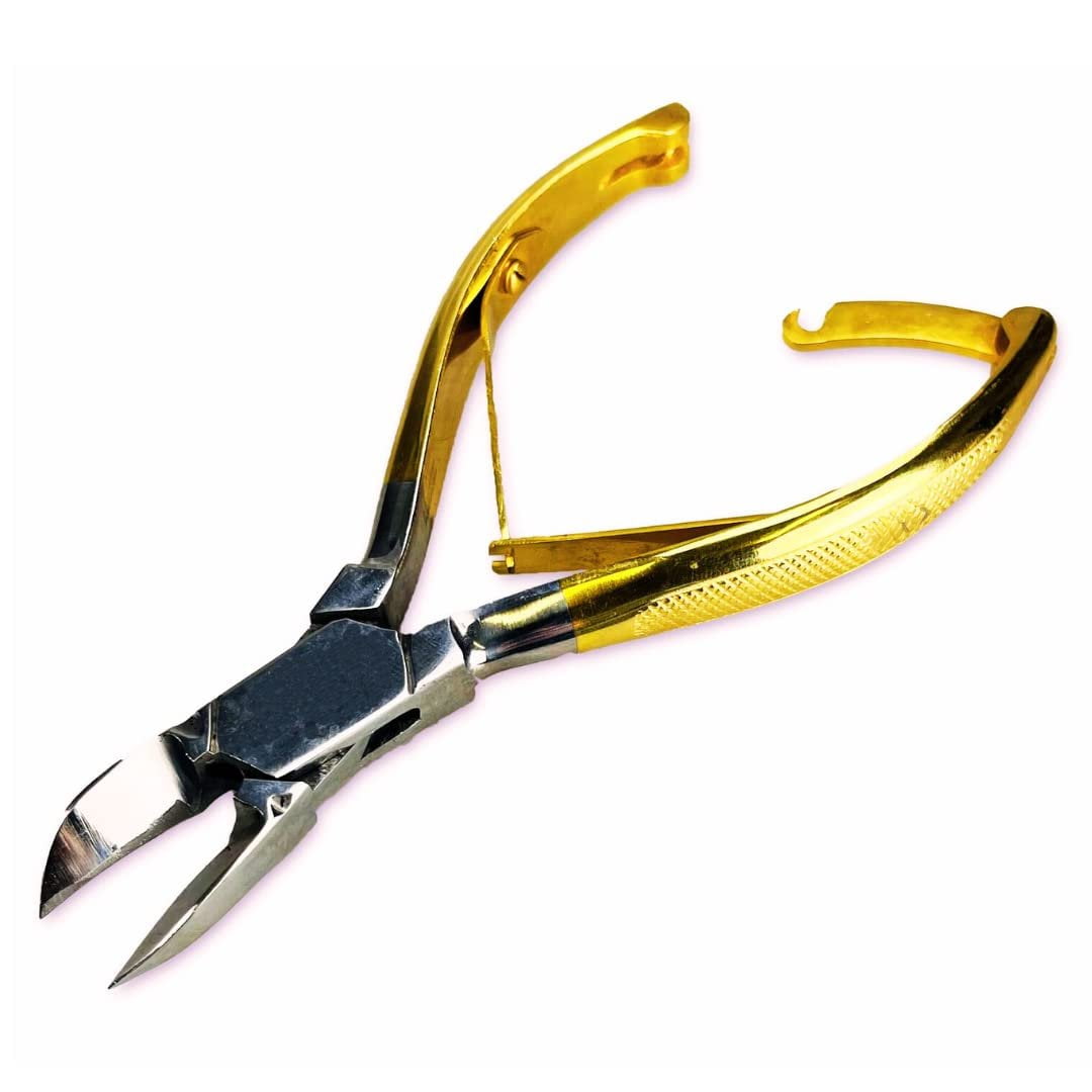 Helios 5.5" Stainless Steel Heavy Duty Curved Blade Toenail Clipper Has ...