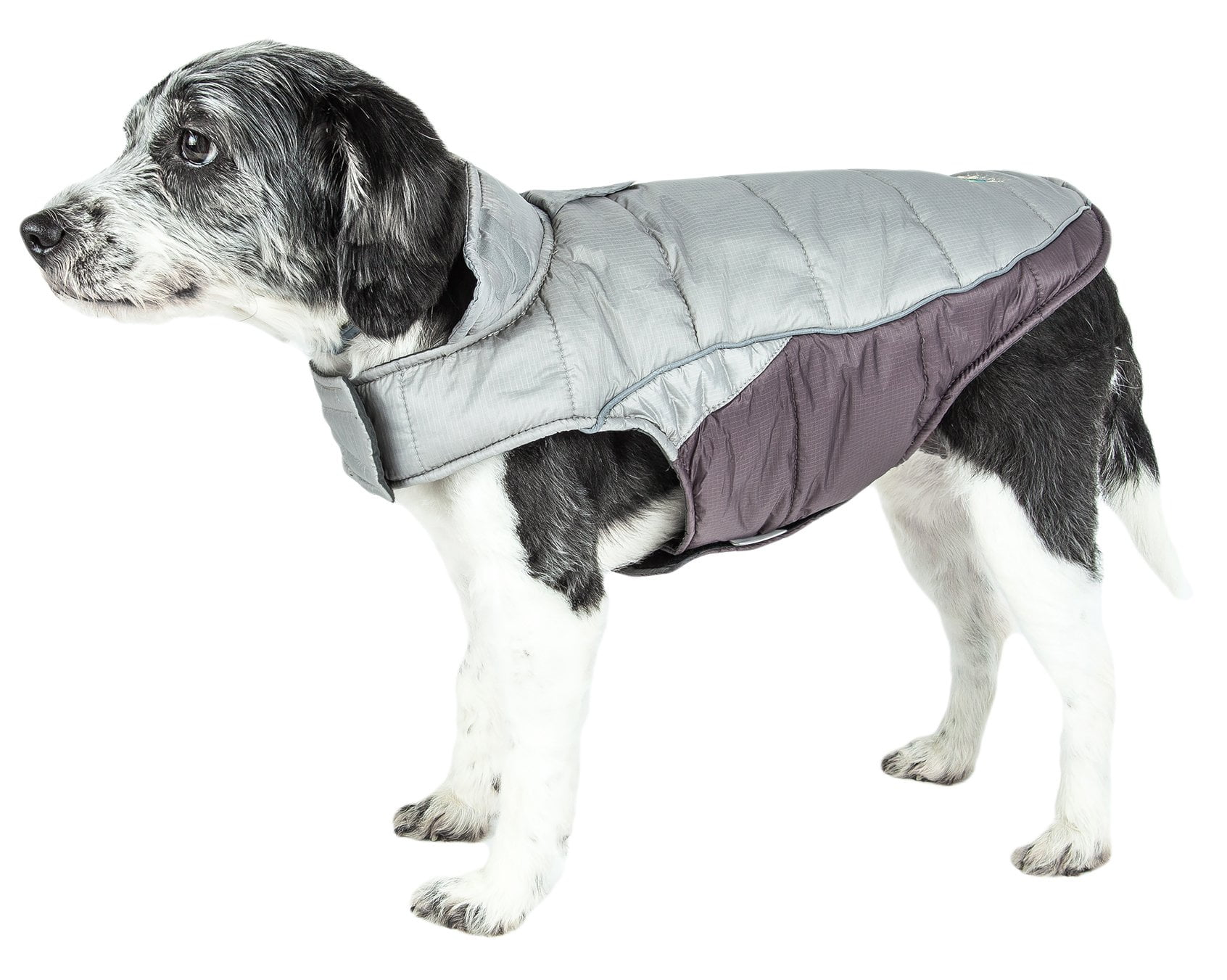 Helios Hurricane-Waded Plush 3M Reflective Dog Coat w/ Blackshark ...