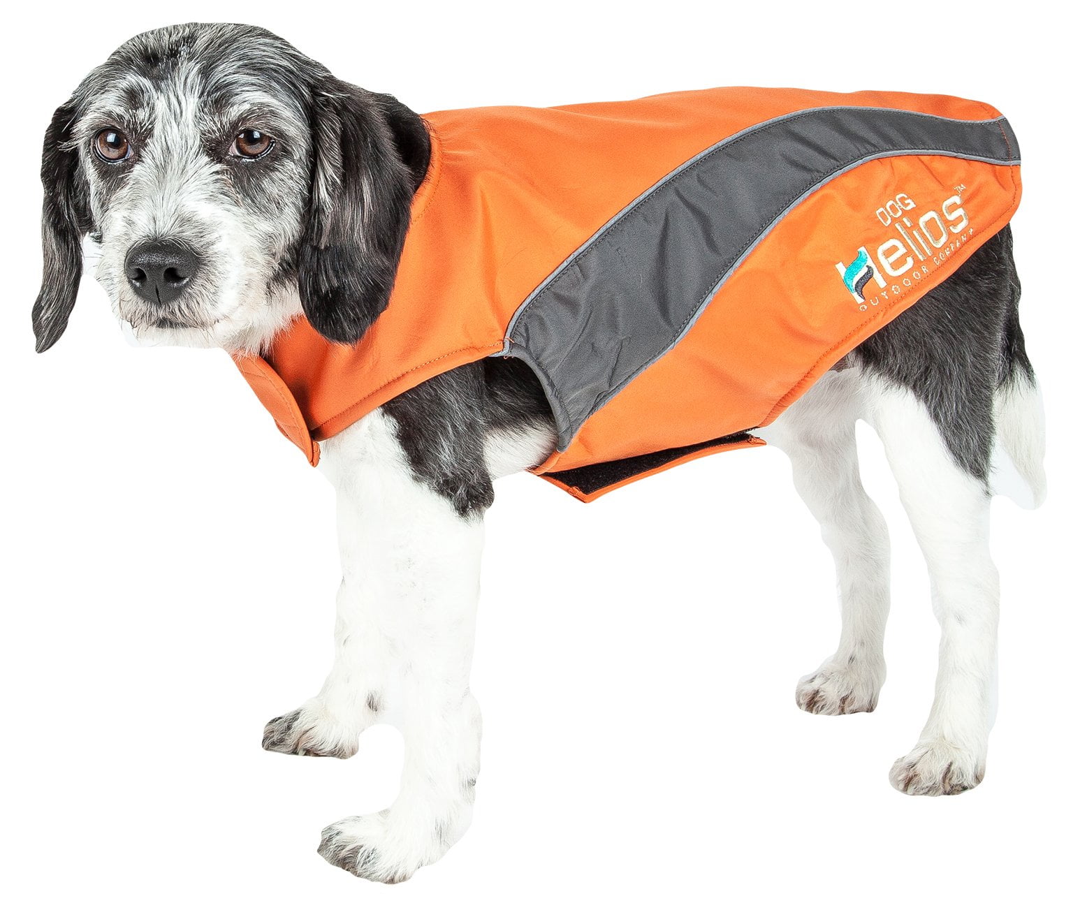 Helios Octane Softshell Neoprene Satin Reflective Dog Jacket w ...