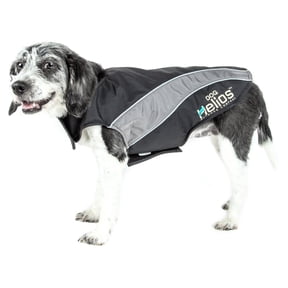 Touchdog Lightening-Shield Waterproof 2-in-1 Convertible Dog Jacket ...