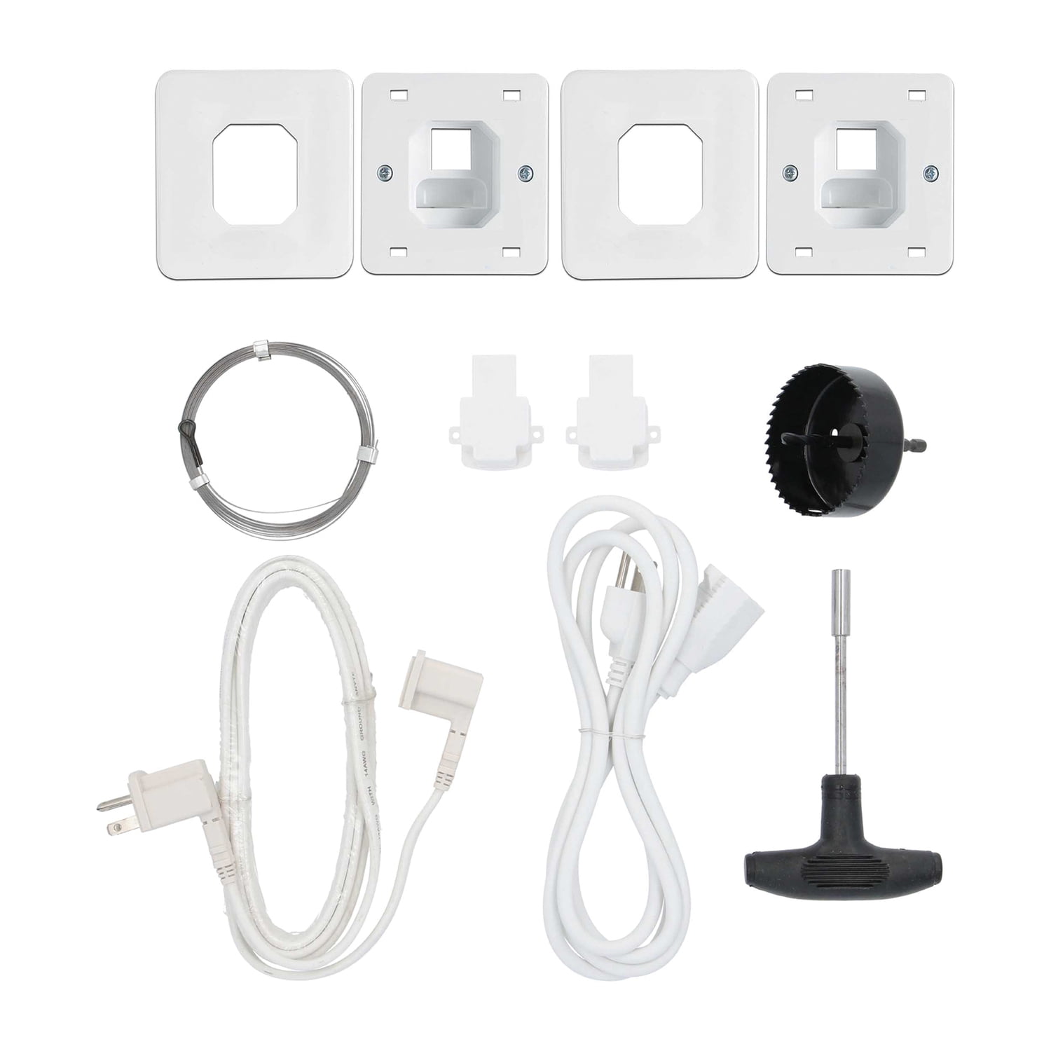 Helios Single-Outlet Power Relocation Kit for TV Installation, HS ...