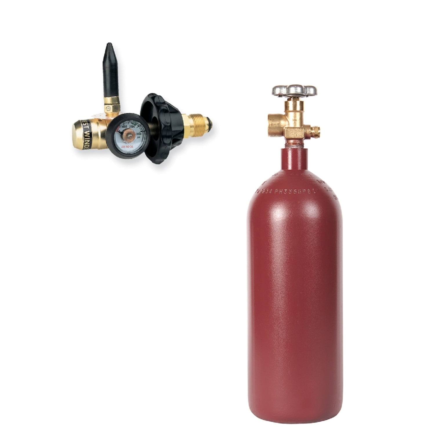 Helium Balloon Kit with 20 Cu Ft Steel Cylinder and Inflator Valve for ...