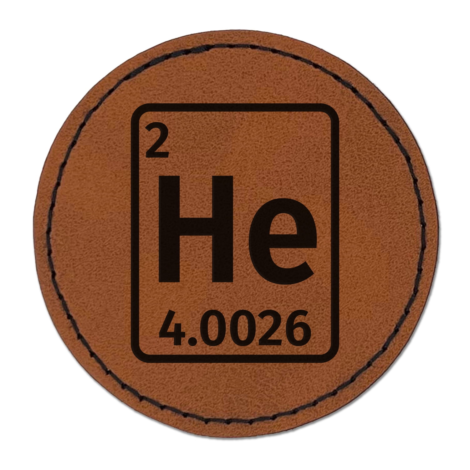 Helium Periodic Table of Elements Science Chemistry 2.5" Faux Leather ...