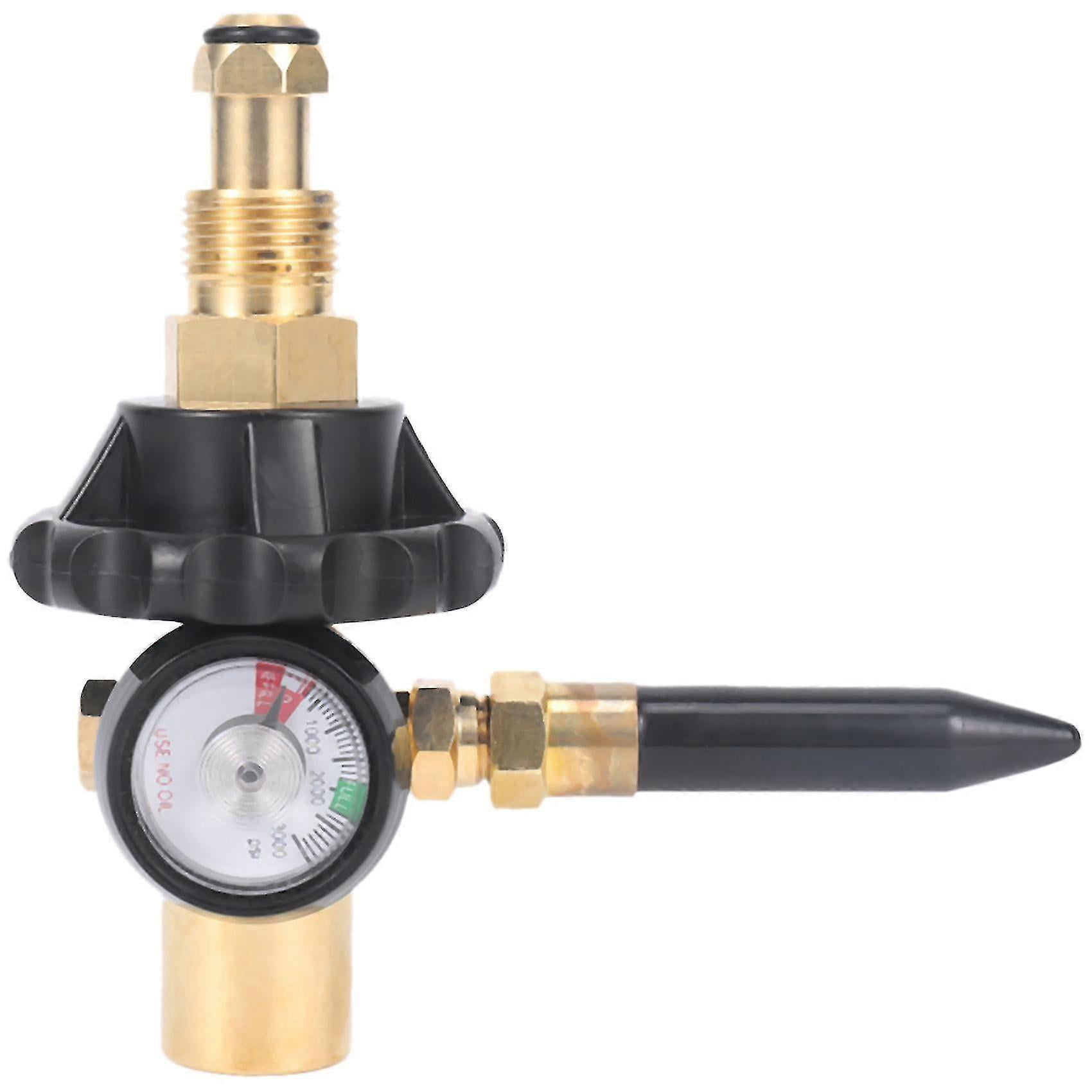 Helium Tank Regulator Filler Valve For Balloons With Gauge /1 - Walmart.com