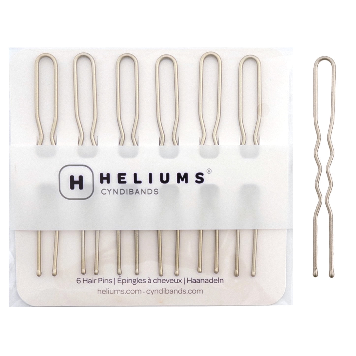 Heliums Large Metal French Hair Pins - 4-Inch Heavy Duty Metal U Shaped ...