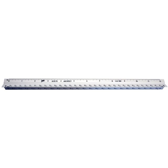 Helix Architectural Triangular Scale, 12" - Walmart.com