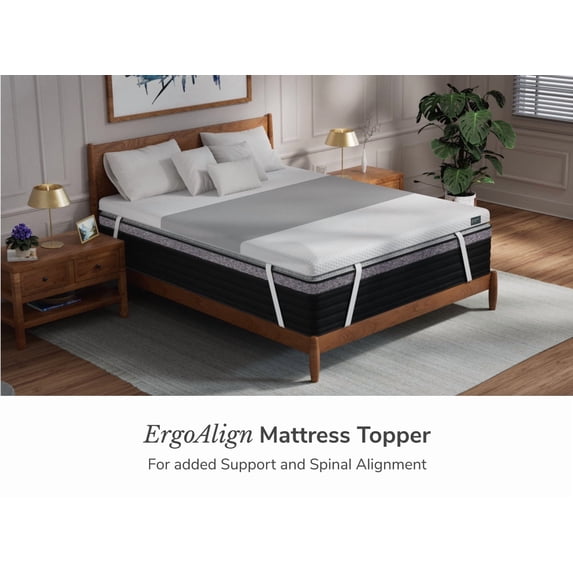 Helix ErgoAlign Mattress Topper with GlacioTex, Queen - Walmart.com