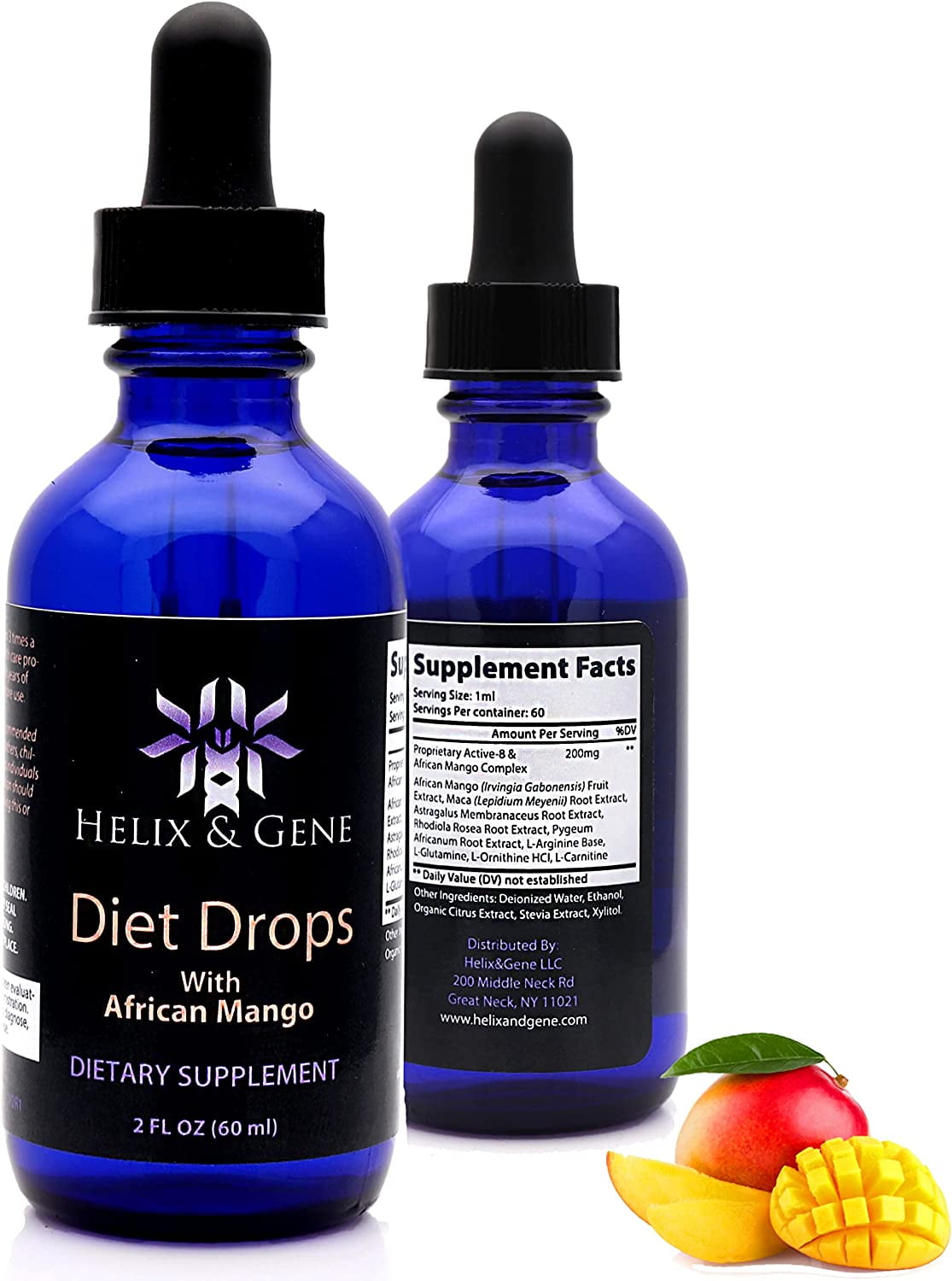Helix & Gene Appetite Diet Drops Mango Flavor | Fast Weight Loss ...