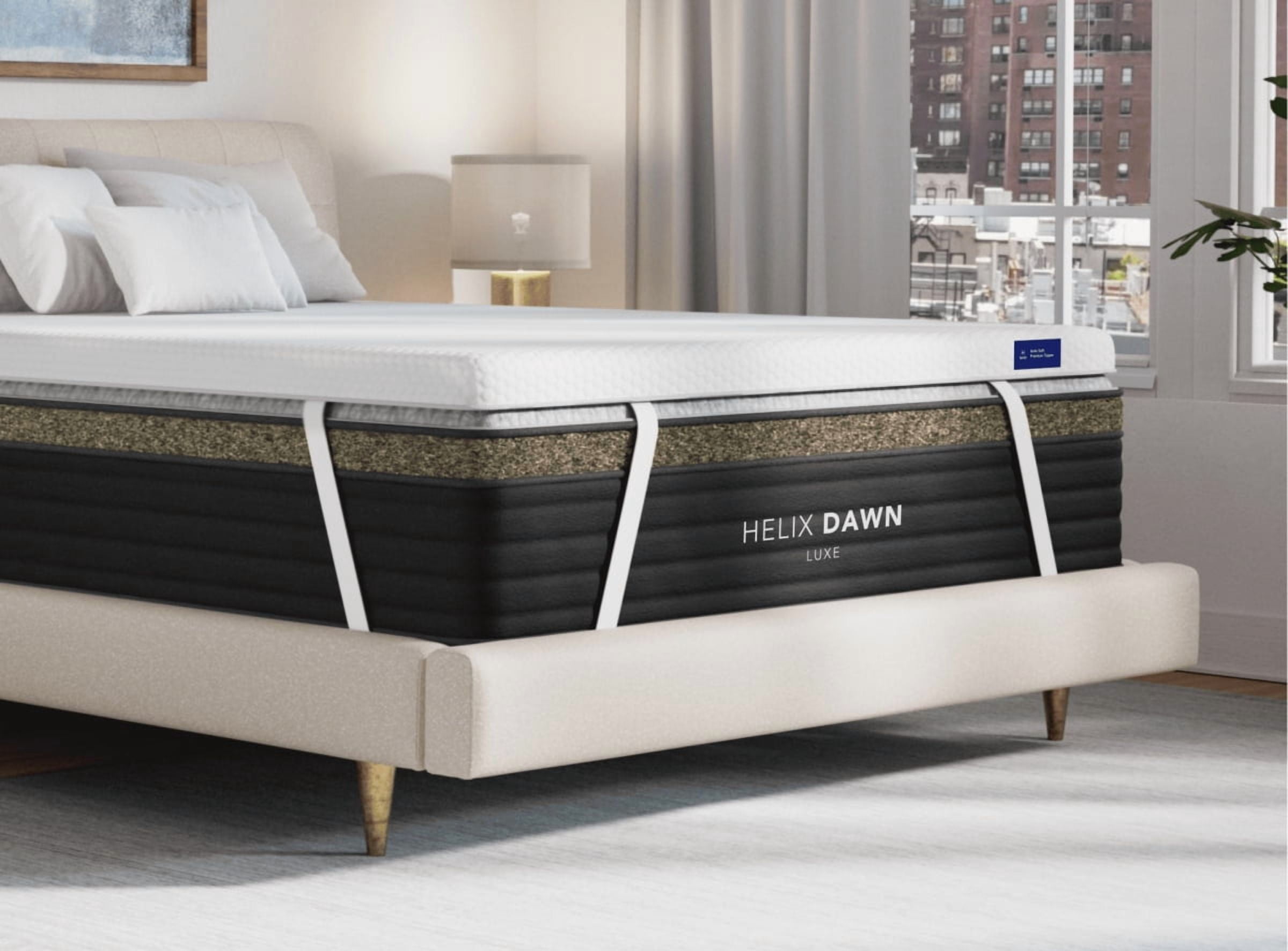 Helix GlacioTex Premium Mattress Topper - Luxury Plush, Queen - Walmart.com