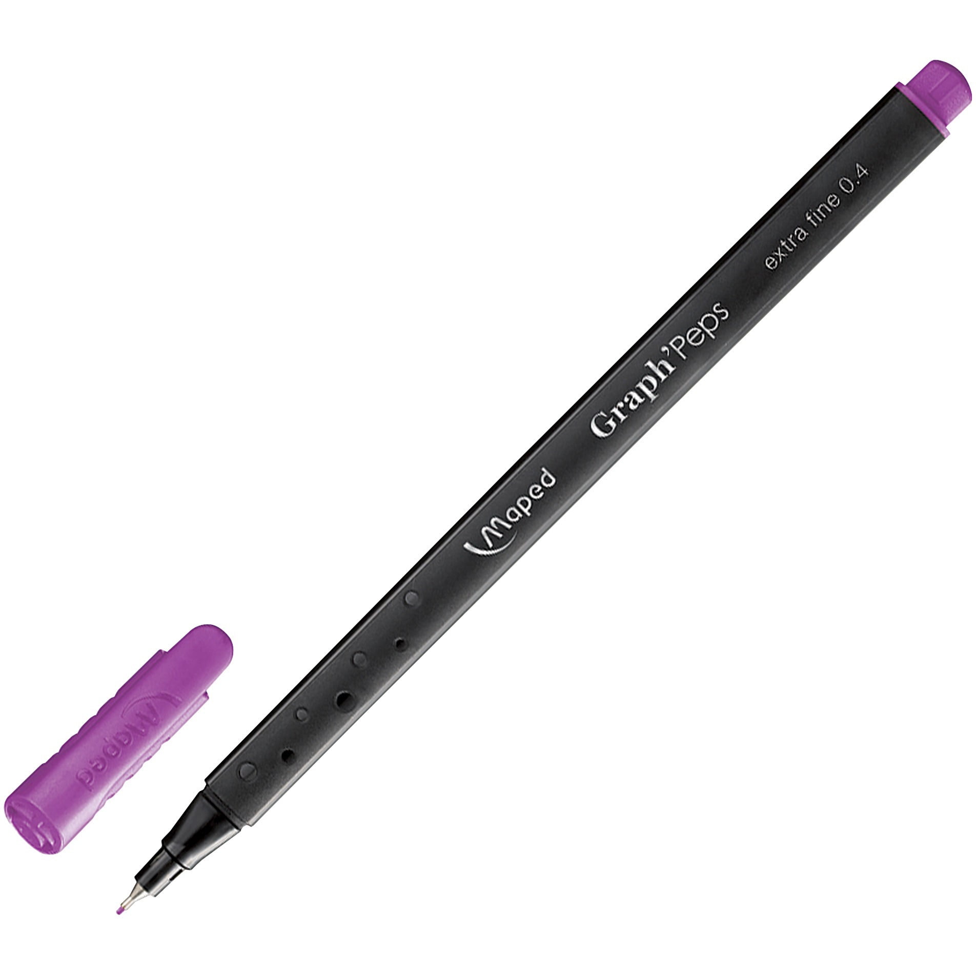 Helix, HLX749108, Graph' Peps Fineliner Felt Tip Pens, 12 / Pack ...