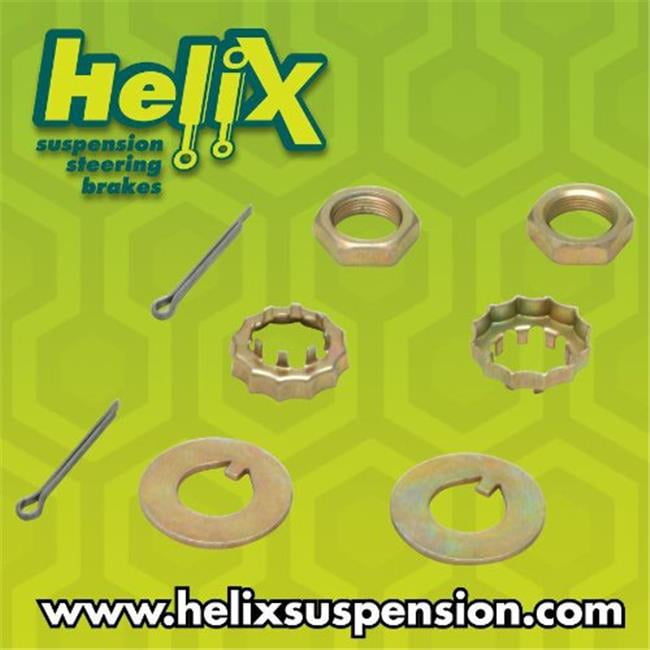Helix Mustang II Spindle Nut Plus Washer Kit - Walmart.com