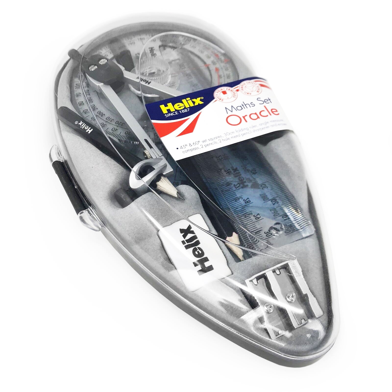 Helix Oracle Math Geometry Set – 9 Piece Assorted Set - AE5 - Walmart.com