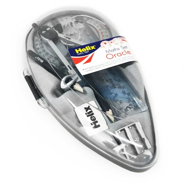 Helix Oracle Math Geometry Set – 9 Piece Assorted Set - AE5 - Walmart.com