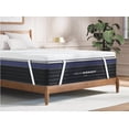 Helix Premium Memory Foam Mattress Topper with GlacioTex, King Firm ...