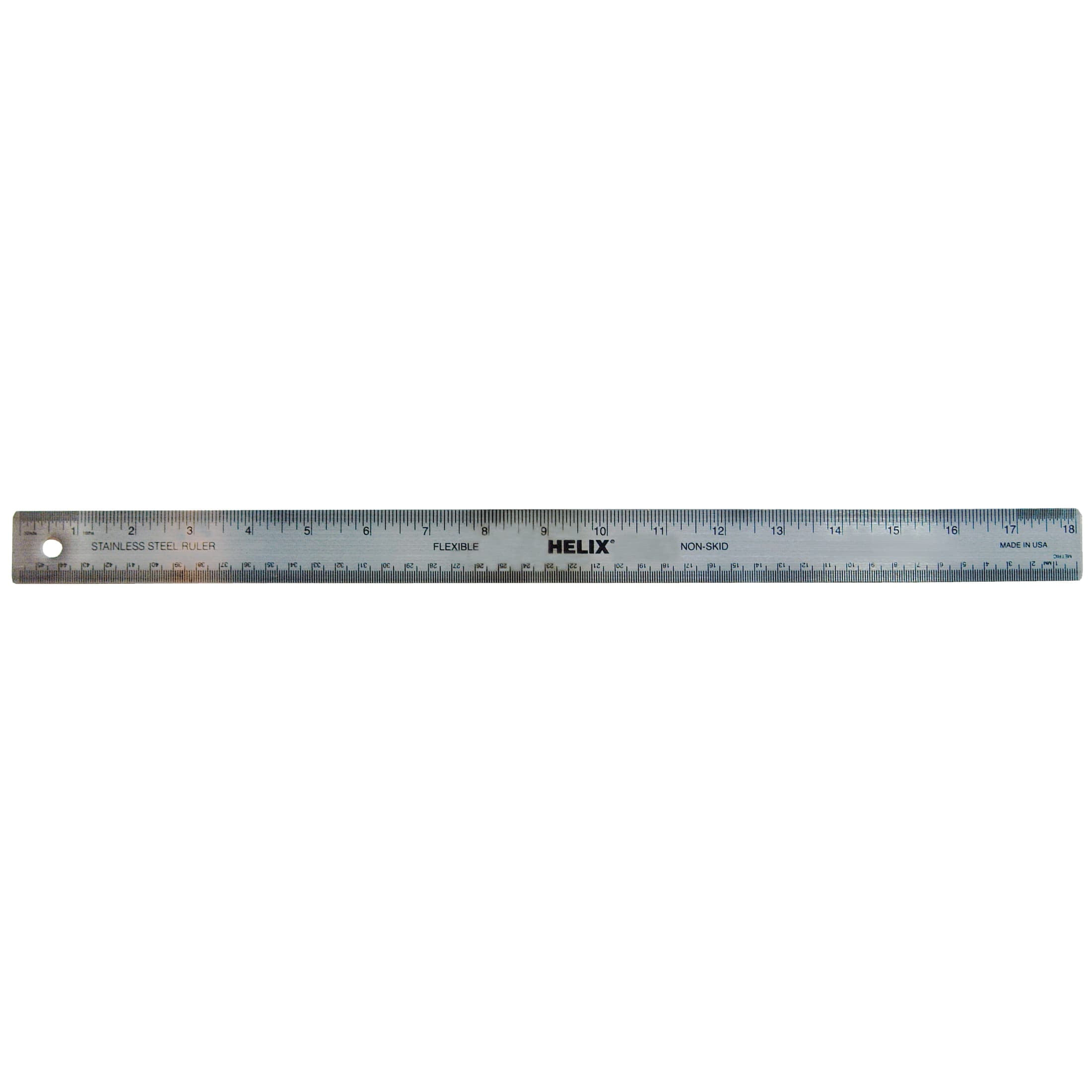 Helix Stainless Steel Ruler, 18 in - Walmart.com
