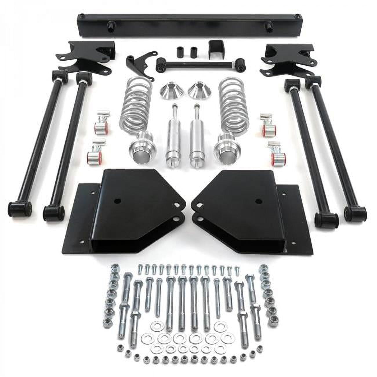 Helix Suspension 565402 4-Link Kit with Deluxe Coilover Shocks for 1957 ...