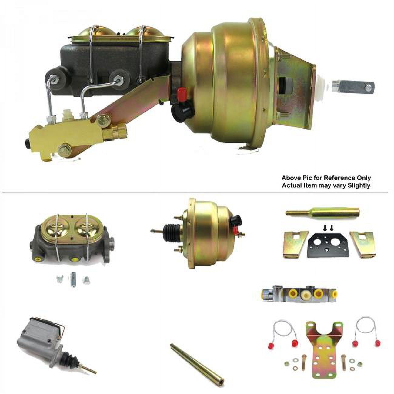 Helix Suspension Brakes & Steering 1960-1962 Chevy Truck MT Firewall Mount Power 8 in. Dual ...