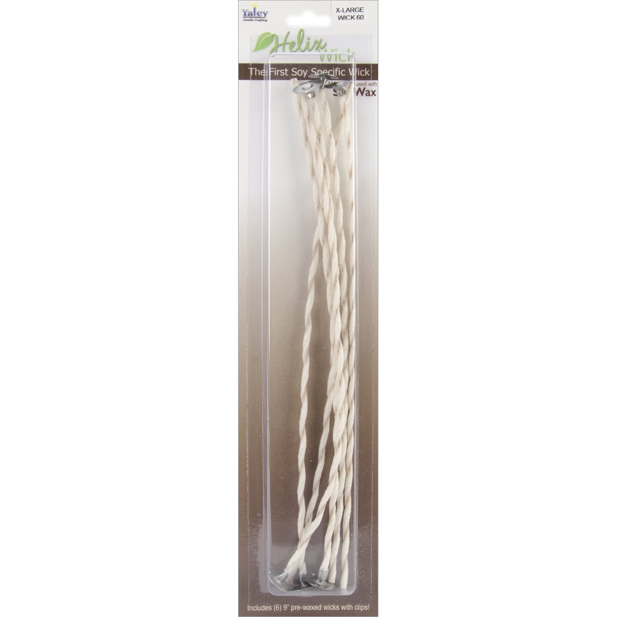 Helix Wicks W/Clips 9" 6/Pkg-Extra Large #60 - Walmart.com