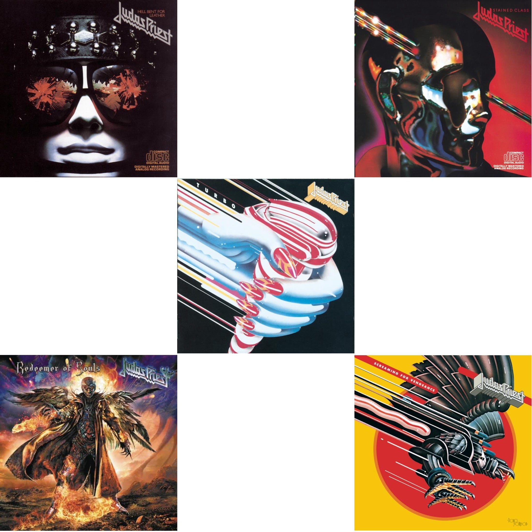 Hell Bent For Leather & Redeemer Of Souls & Turbo & Stained Class ...