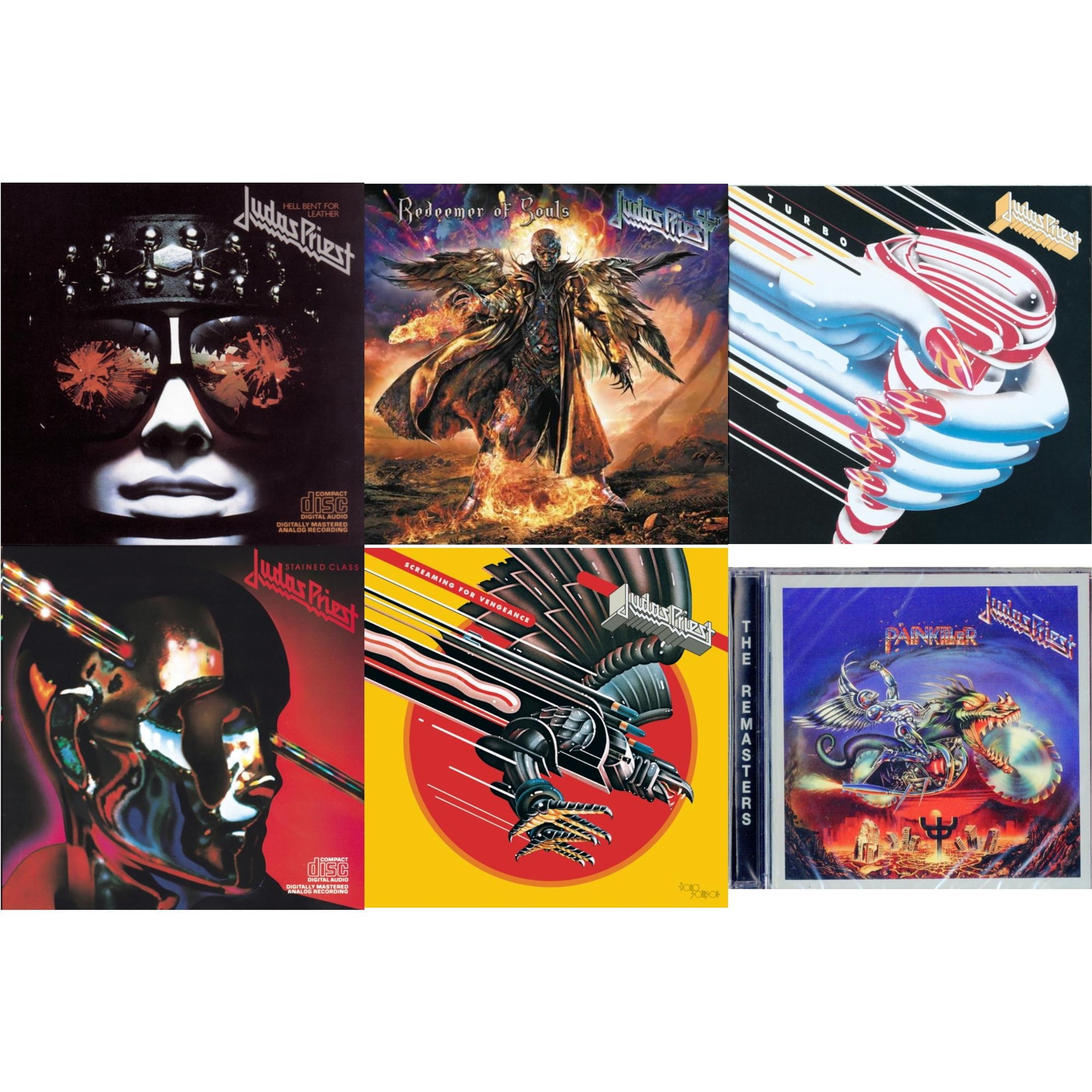 Hell Bent For Leather & Redeemer Of Souls & Turbo & Stained Class & Screaming For Vengeance ...